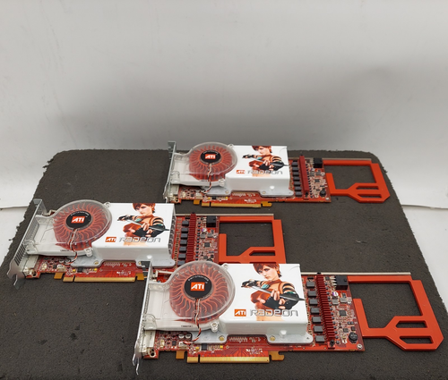 LOT OF 3 Apple Mac Pro ATI Radeon X1900 XT 512MB GDDR3 Video Graphics ...