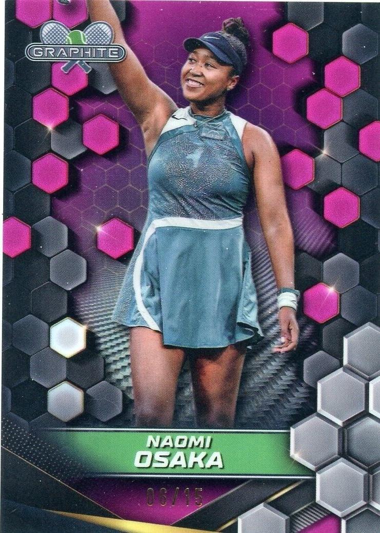 2024 Topps Graphite - Naomi Osaka #70 Pink Refractor /15 for sale ...