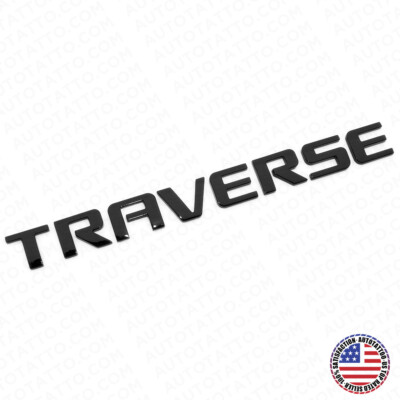 Chevy Traverse Rear Lifgate Letter Badge Nameplate Logo Emblem Gloss ...