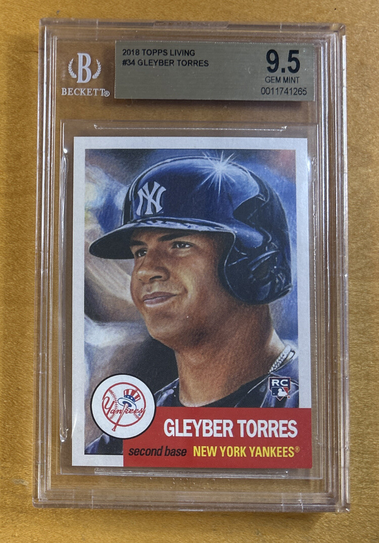 2018 Topps Living Gleyber Torres New York Yankees Rookie Card #34 ...