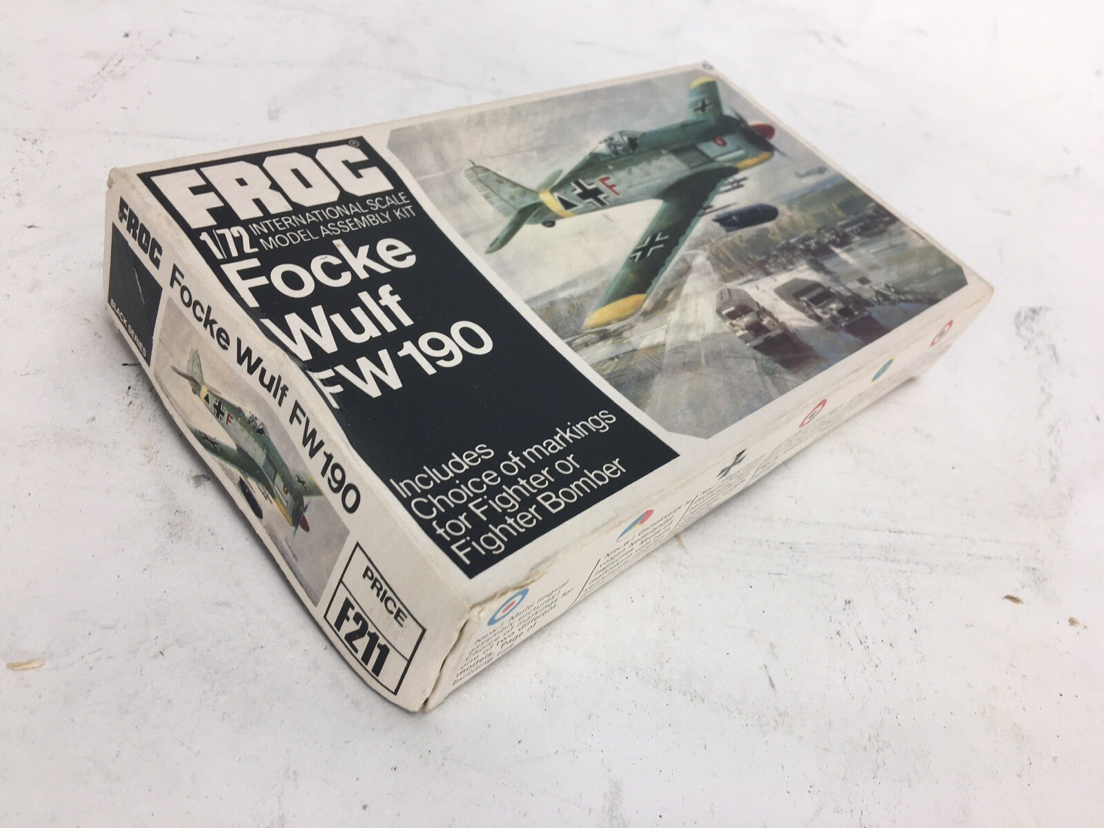 Vintage FROG Focke Wulf Fw190 Fighter 1:72 Scale Model Kit | eBay