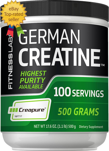 German Creatine Monohydrate Powder 1.1 Lb Creapure Fitness Supplement ...