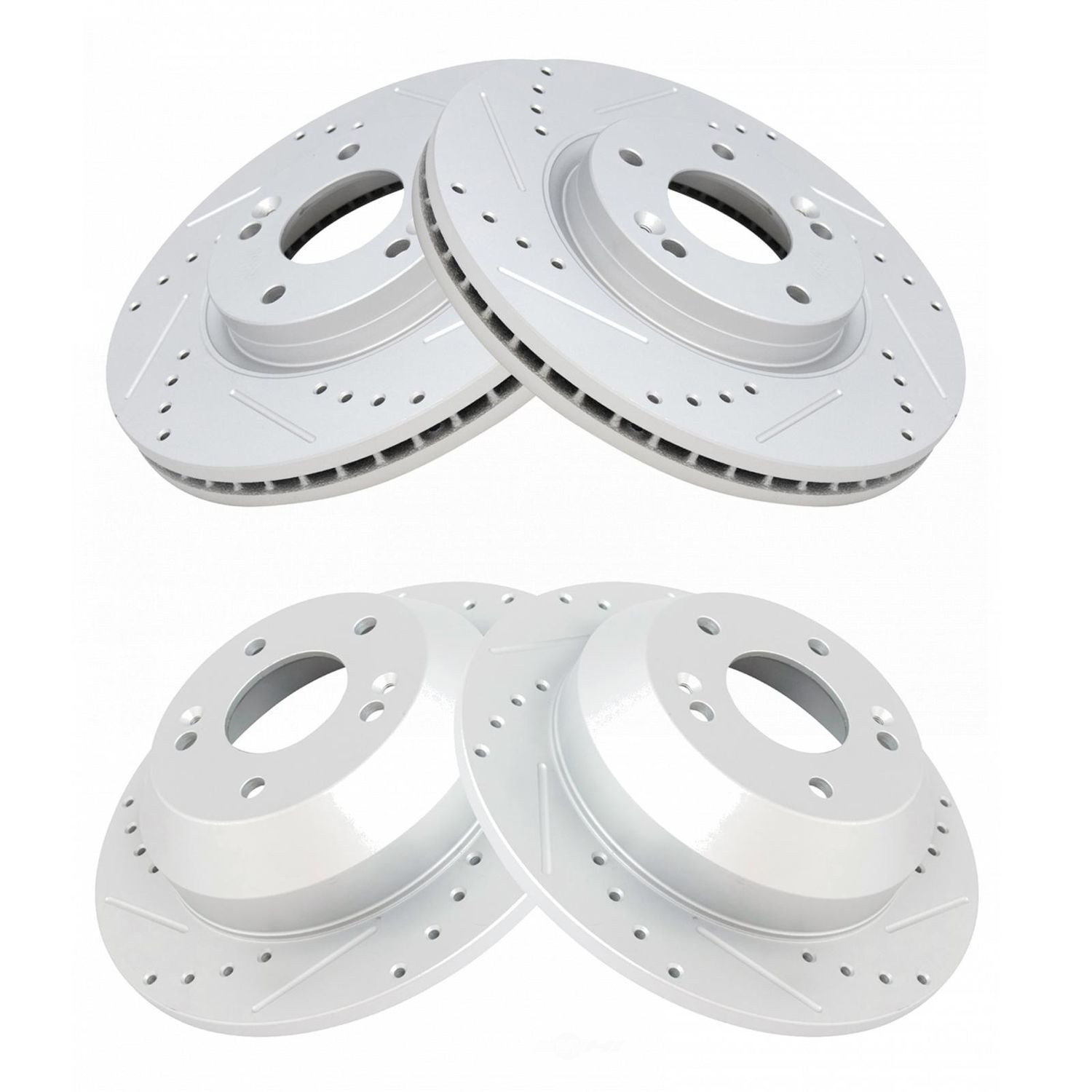 Disc Brake Rotor Set-Performance Brake Rotor Set 4 Piece Set TRQ ...