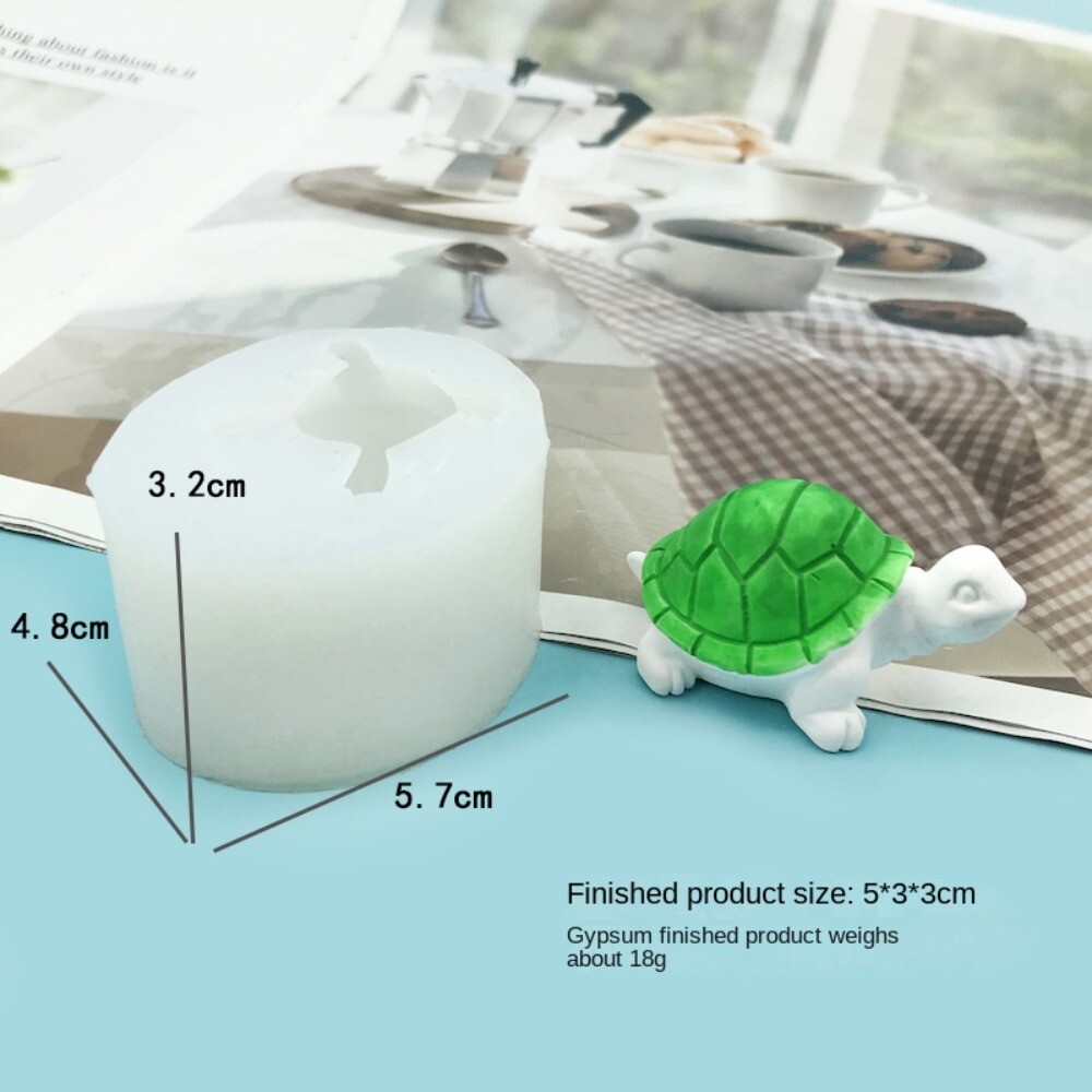 Turtle Shape 3D Turtle Mold Resin Art Clay Molds New Crystal Epoxy Home ...