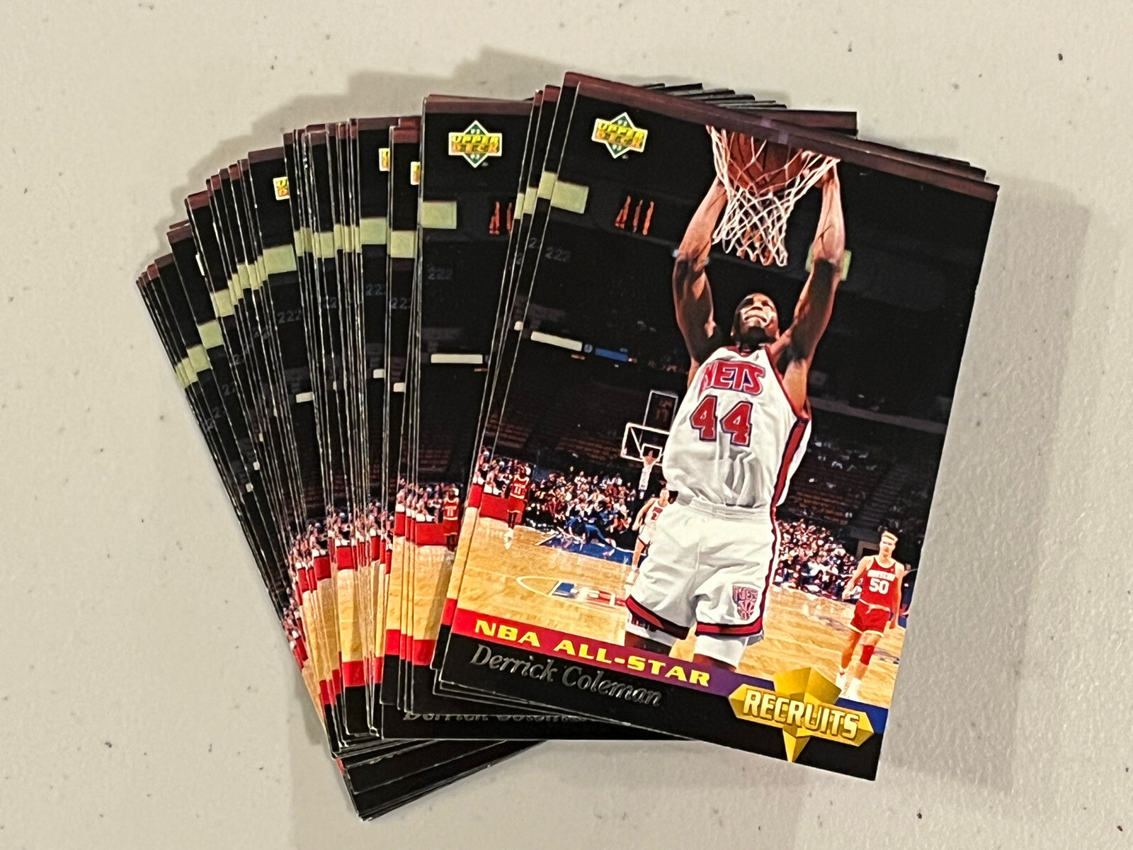 45- 1993-94 Upper Deck Derrick Coleman Recruits #28 NM-MT NBA All-Star ...