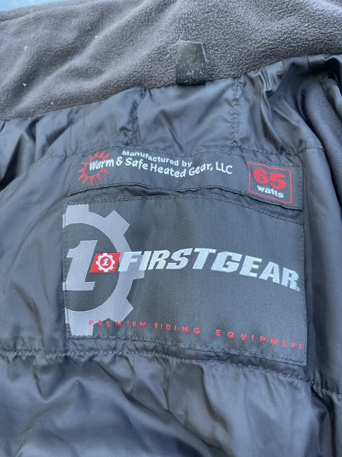 Firstgear Heated 65-Watt Jacket Liner ,Black . Size Small | eBay