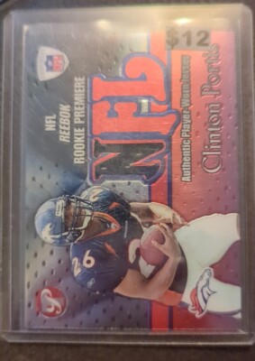 2002 TOPPS NFL REEBOK ROOKIE PREMIERE CLINTON PORTIS RC JERSEY rpr-cp ...
