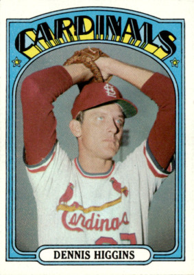 1972 Topps #278 Dennis Higgins | eBay