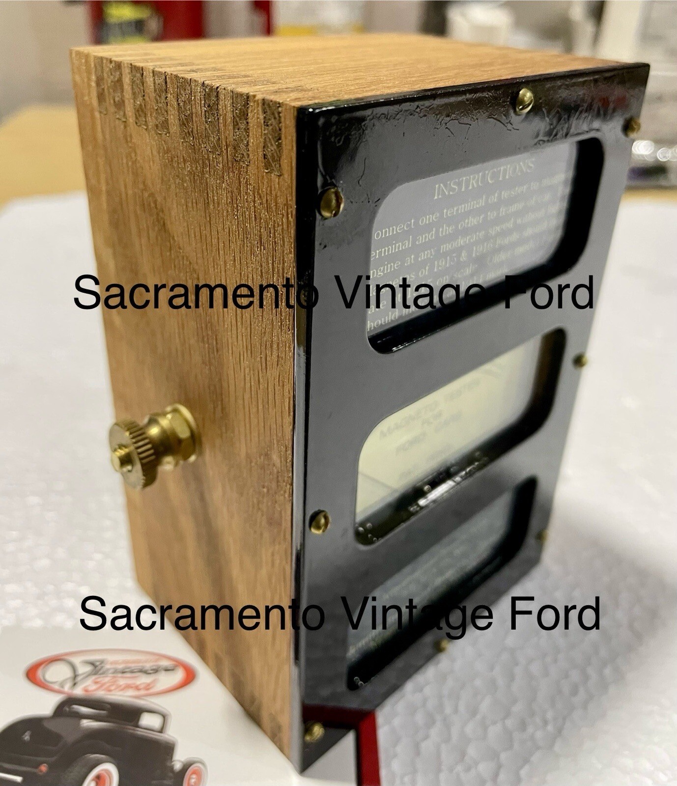 Beautiful Model T Ford Magneto Output Tester Reproduction St Louis ...