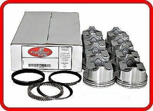 Enginetech Chevy 283 1957-1967 Pistons & Ring Kit Flat Top Pistons | eBay