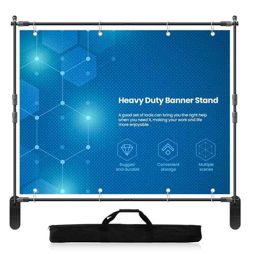 10x8ft Photo Backdrop Stand Kit - Adjustable Telescopic Booth ...