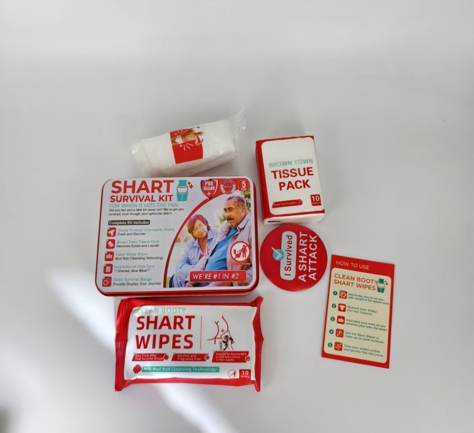 Funny Shart Survival Kit By Witty Yeti Ultimate Poop Prank Gag Gift Set ...