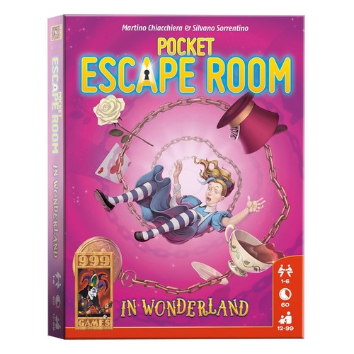 999Games Pocket Escape Room: in Wonderland Breinbreker 8720289475017 | eBay