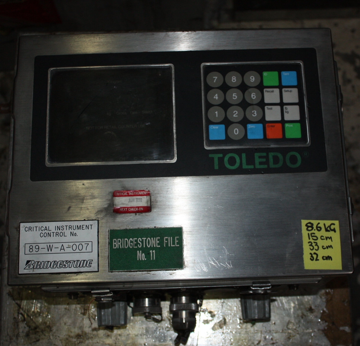 Mettler Toledo Scale Terminal Model 8142 240V 15Amp | eBay
