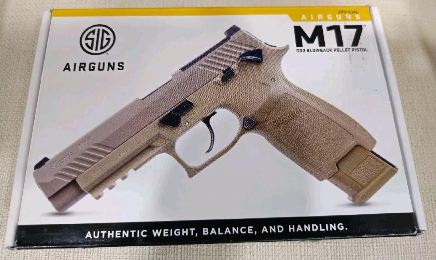 Sig Sauer M17 CO2 Pellet Gun Air Pistol 380fps .177 cal - AIR-M17-177 798681587902 | eBay