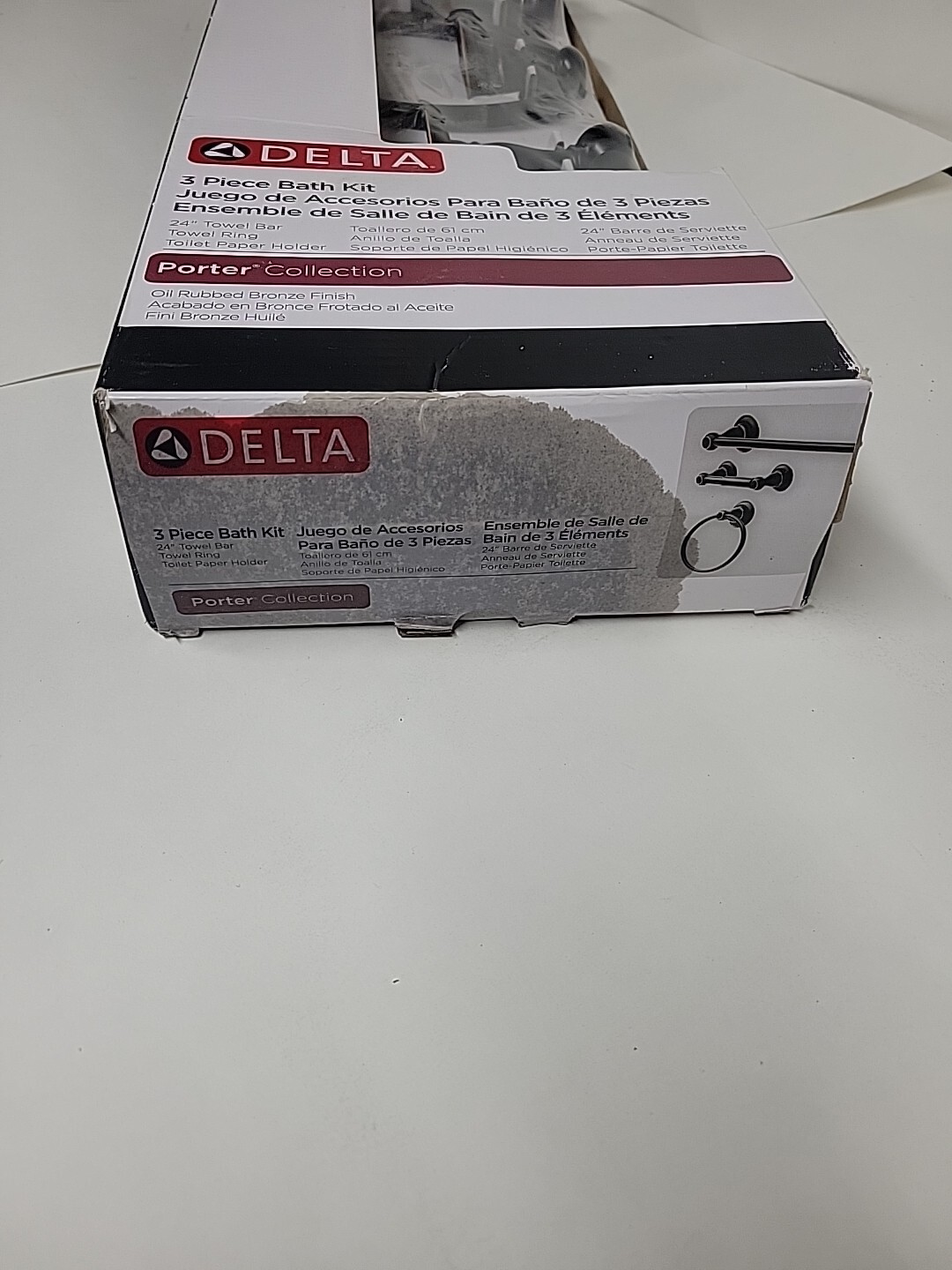 Delta Porter 3-Piece Bath Hardware Set in Oil Rubbed Bronze 78463-ORB, | eBay