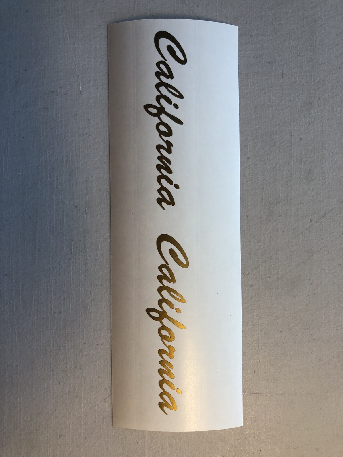 2x Gold California Stickers Size 103mm X 25mm Most Colours | eBay UK