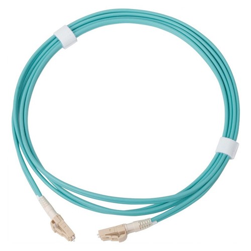 LC-LC Dual Core Multi-mode OM4 Optical Fiber Cable 10-Gigabit 1PCS 3 ...