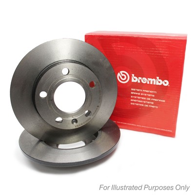 2x Brake Discs Solid Rear 296mm 08.8405.11 Brembo 6364230012 6394230112 | eBay