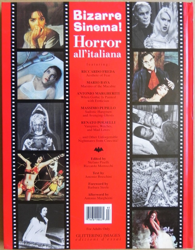 Bizarre Sinema Horror All'Italiana 1957-1979 Glittering Images | eBay