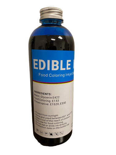 Cyan Edible Ink Refill Kit for Canon Epson Printers 1000ml Ink Bottle ...