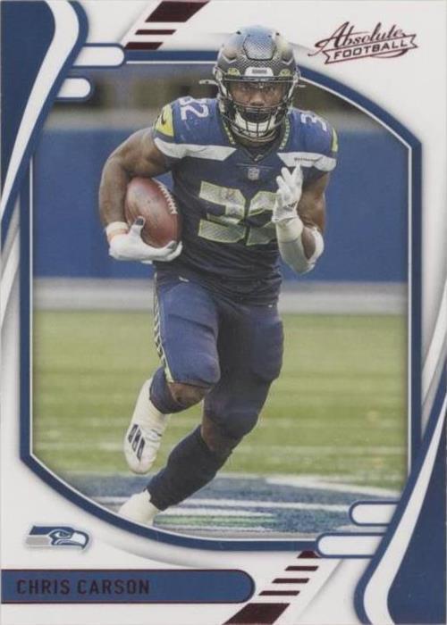 2021 Panini Absolute - Chris Carson #87 Red for sale online | eBay
