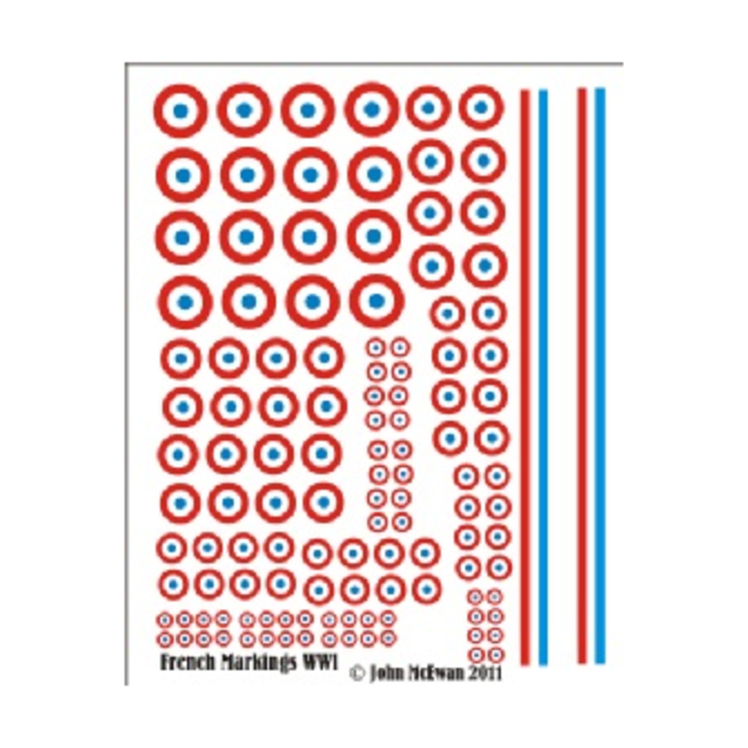 Reviresco Decal French Italian French Markings (1:144) New | eBay