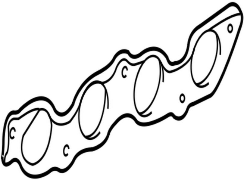17173-21020 Toyota Gasket, exhaust manifold to head 1717321020, New ...