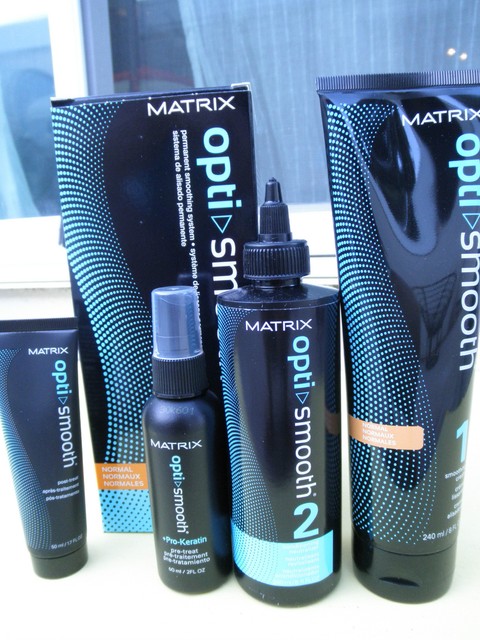 Matrix Opti Smooth Permanent Smoothing System Pro- Keratin Normal Kit ...