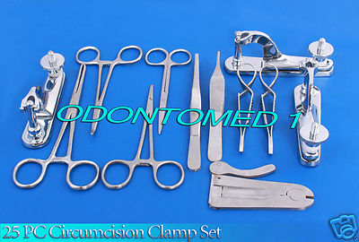 25 PC Circumcision Clamp Set Instruments Surgical Urology Amazing ...