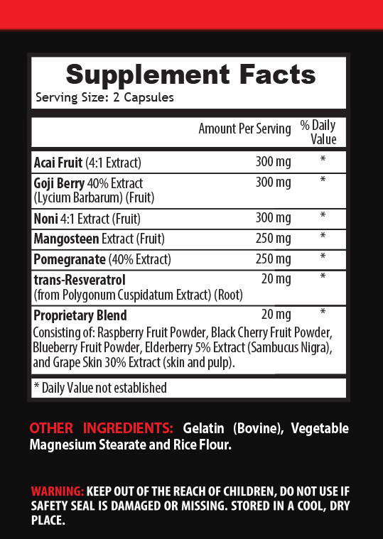 Antioxidant best seller - ANTIOXIDANT MEGA COMPLEX 3B - Grape skin ...