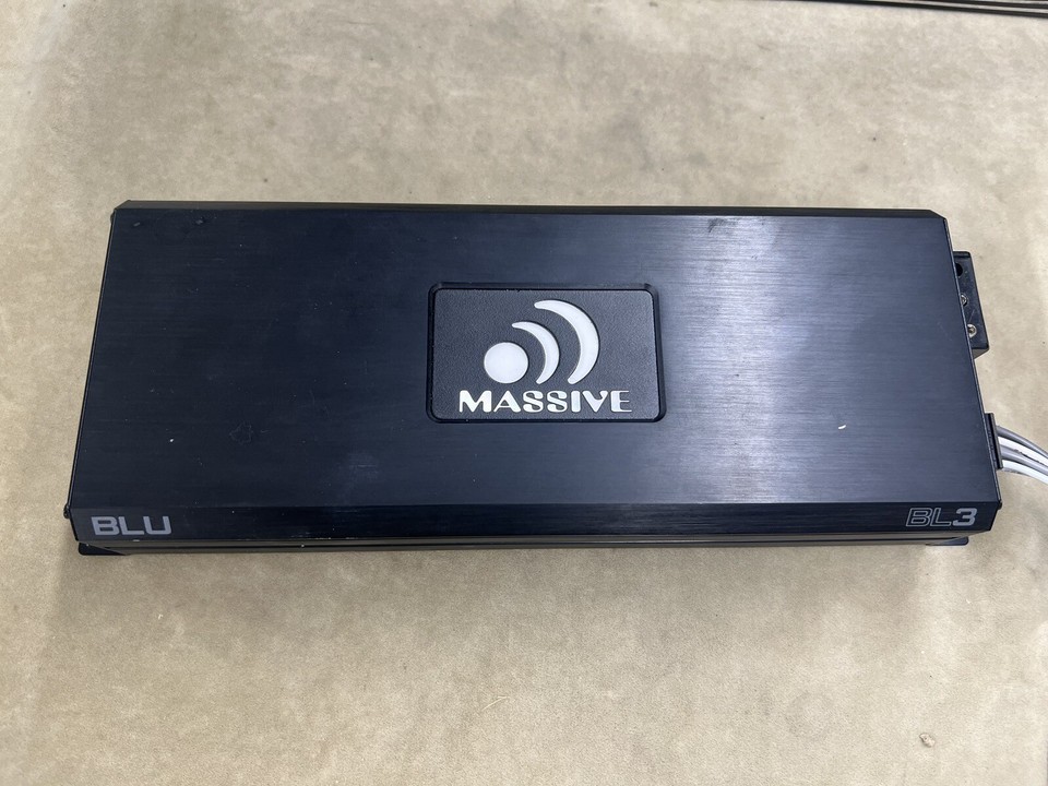 Massive Audio BL3 Mono Car Marine Waterproof Amplifier 2800W - Amp For ...