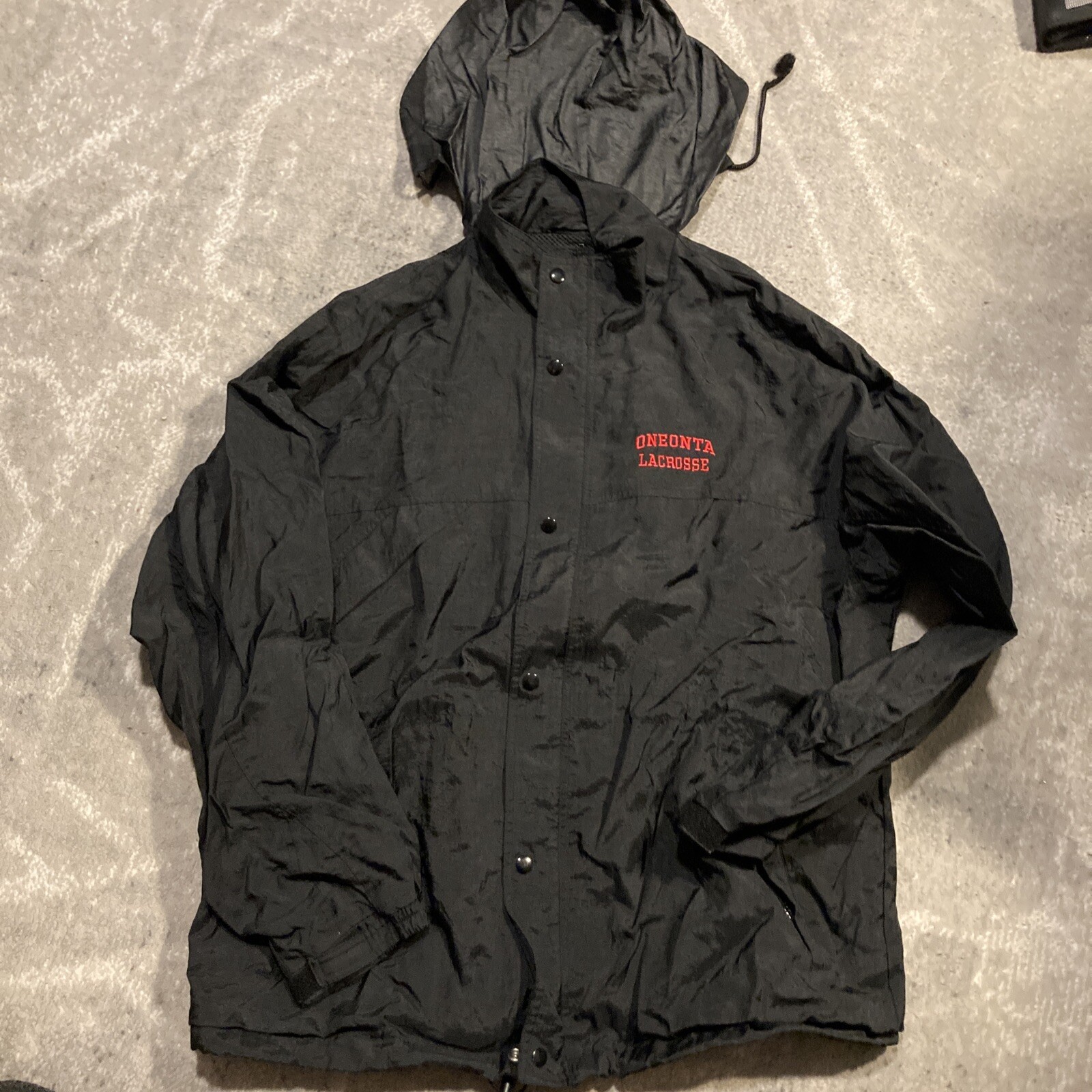 AWESOME - Suny Oneonta - Lacrosse Windbreaker Jacket. 3/4 Length - Size ...