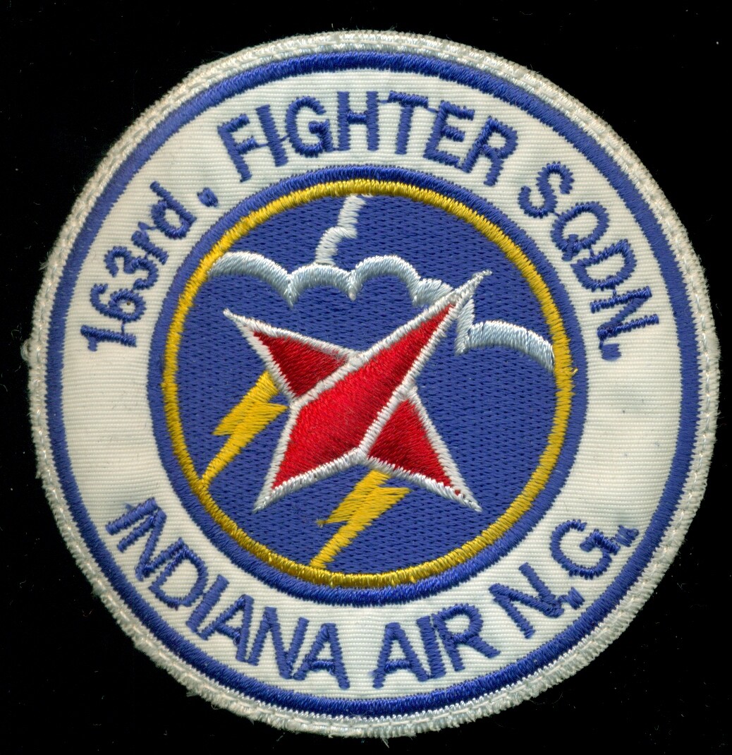 USAF 163rd Fighter Squadron Indiana ANG Patch T-2 | eBay