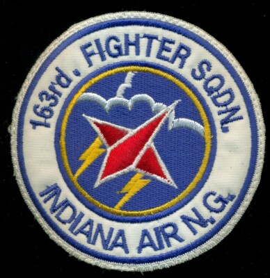 USAF 163rd Fighter Squadron Indiana ANG Patch T-2 | eBay