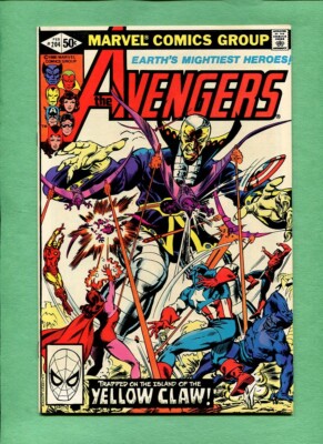 The Avengers #204 Yellow Claw! Marvel Comics Feb. 1981 Don Newton | eBay