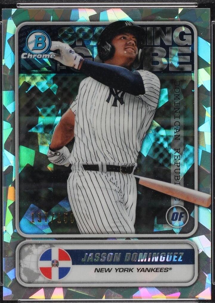 2020 Bowman - Spanning the Globe Chrome Jasson Dominguez #STG-JD Atomic ...