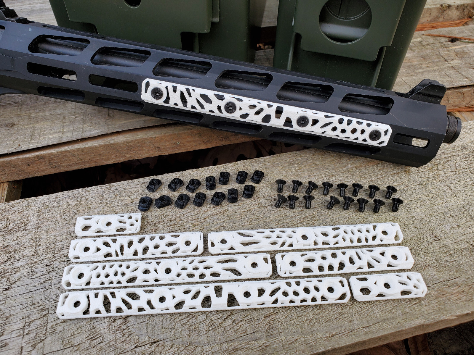 Kryptek Style Assorted Size M-LOK MLOK Handguard Rail Slot Cover - w ...