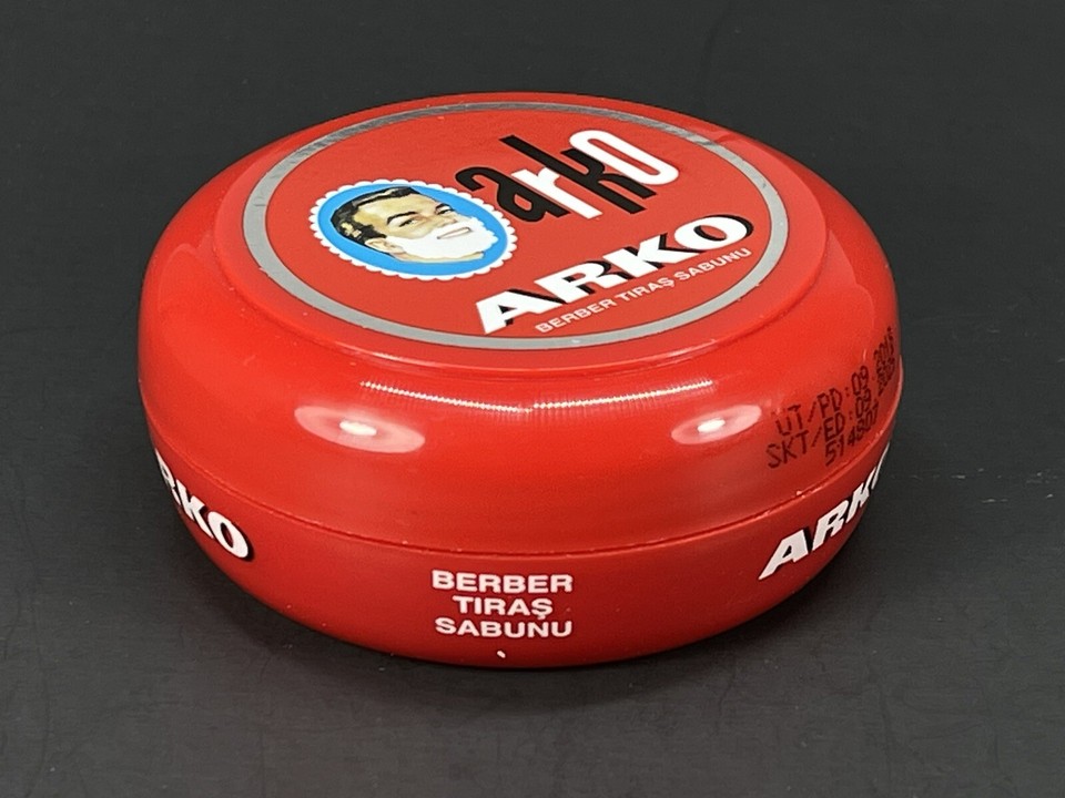 ARKO Shaving Cream Soap tub & Brush By Omega Set Gift Man Holiday ...