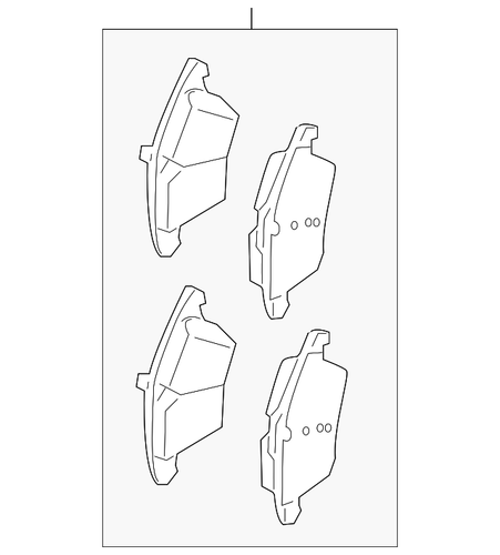 Genuine Land-Rover Brake Pads LR160540 | eBay