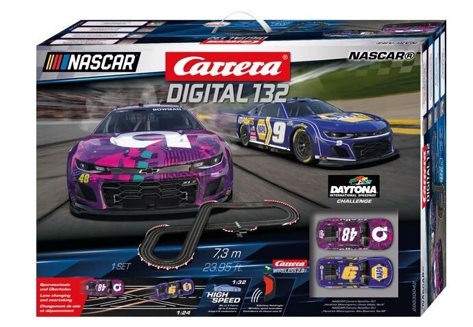 Carrera Digital 132 NASCAR Daytona Challenge Slot Car Set 30042 NEW NIB ...