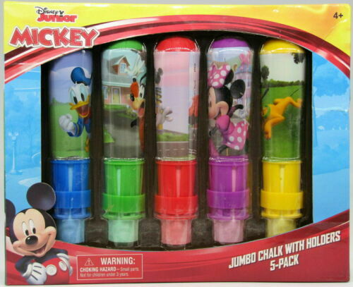 Disney Mickey Mouse Jumbo Chalk Holders & Chalk 5 Pack Disney Junior ...