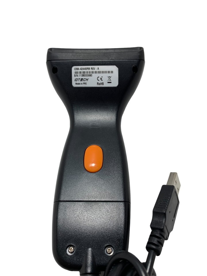 IDTECH EconoScan II Barcode Scanner with USB IDBA-4244SRB | eBay