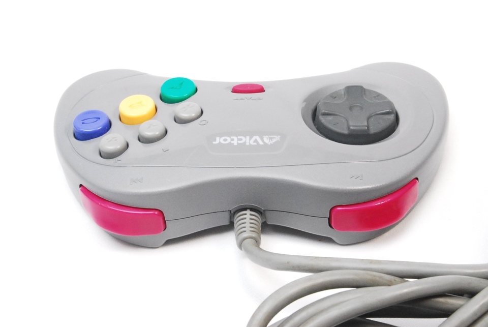 Sega Victor V Saturn Console RG-JX2 Controller Cables Japan Tested ...