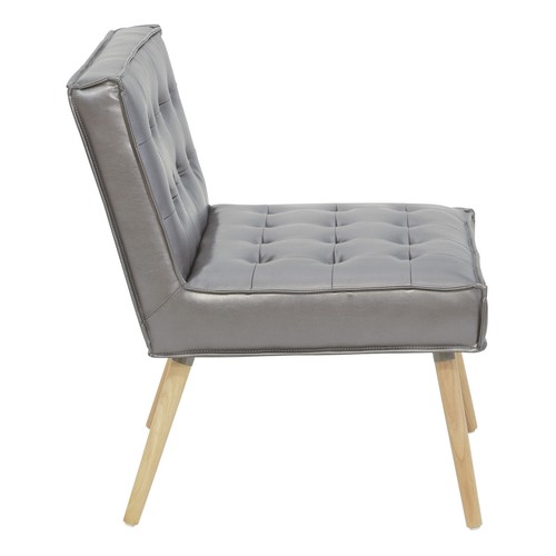 Amity Tufted Sizzle Accent Chair with Solid Wood Legs | eBay