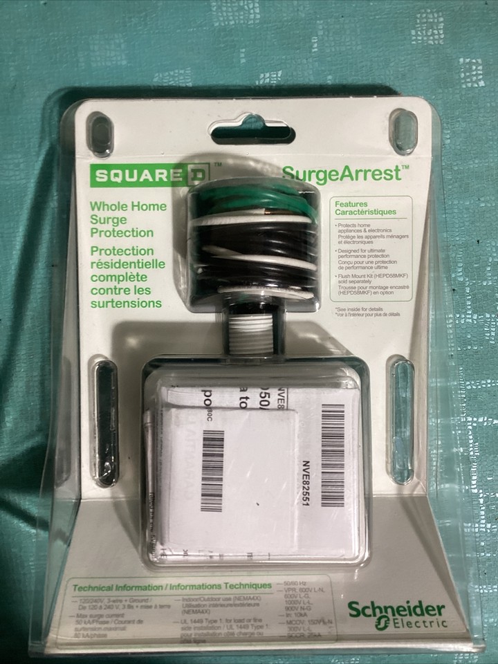 Square D Whole House Surge Home Electronics Protective Device | eBay