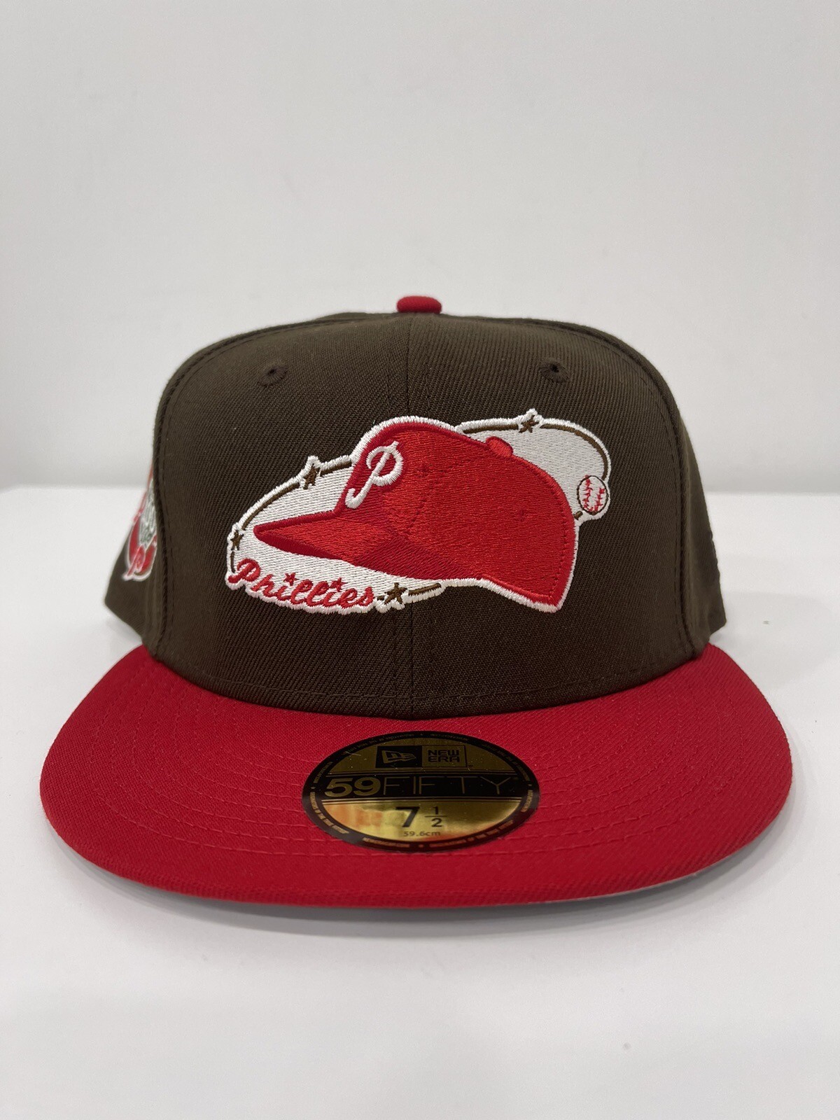 Philadelphia Phillies New Era 100 Year Anniversary Brown Cap Hat Fitted ...
