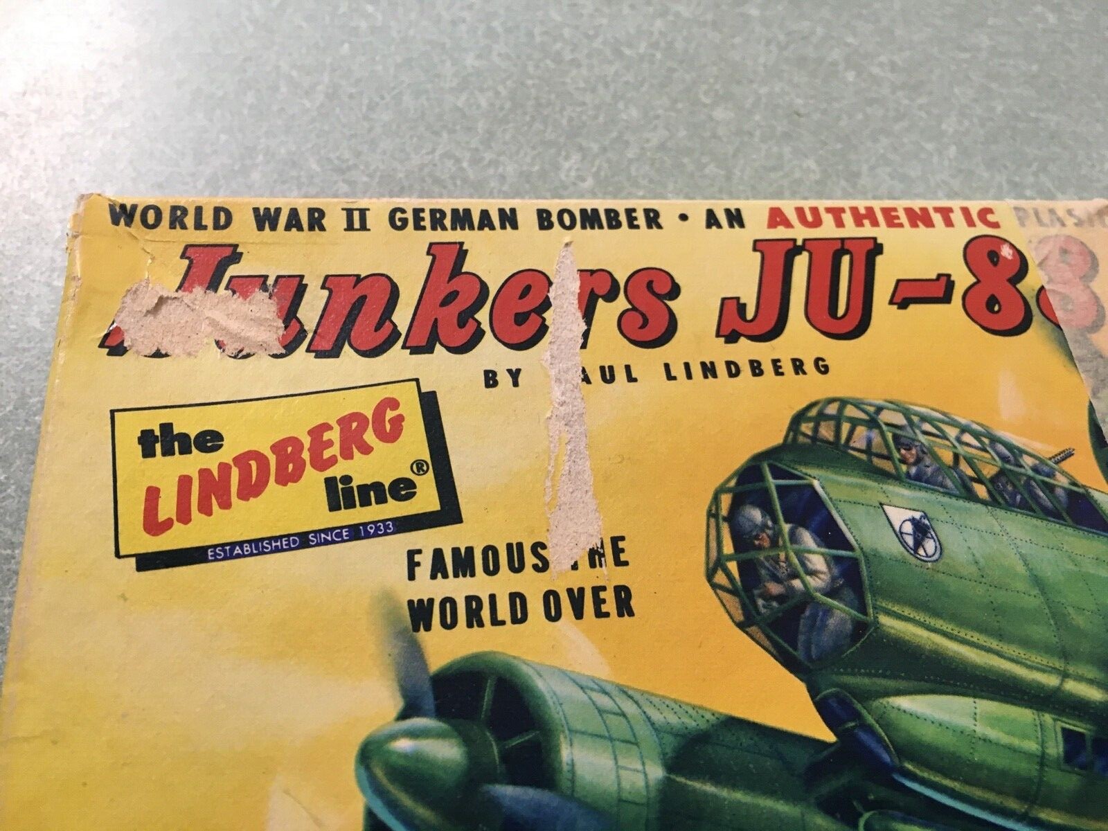 lindberg line models junkers ju 88.. 3/16 scale ..german bomber | eBay