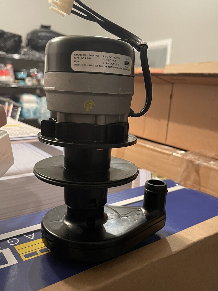 NEW Manitowoc 8251123 Water Pump Model MSP2 P/N 82-5112-3 | eBay