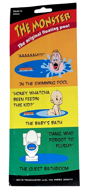 GIANT MONSTER POO Crap Fake Joke Prank POOP Turd Gag Rubber Dog ...